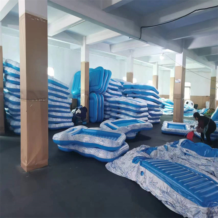 Inflatable Swimming Pool Floating Boat Tanned Swimming Pool Recliner ...